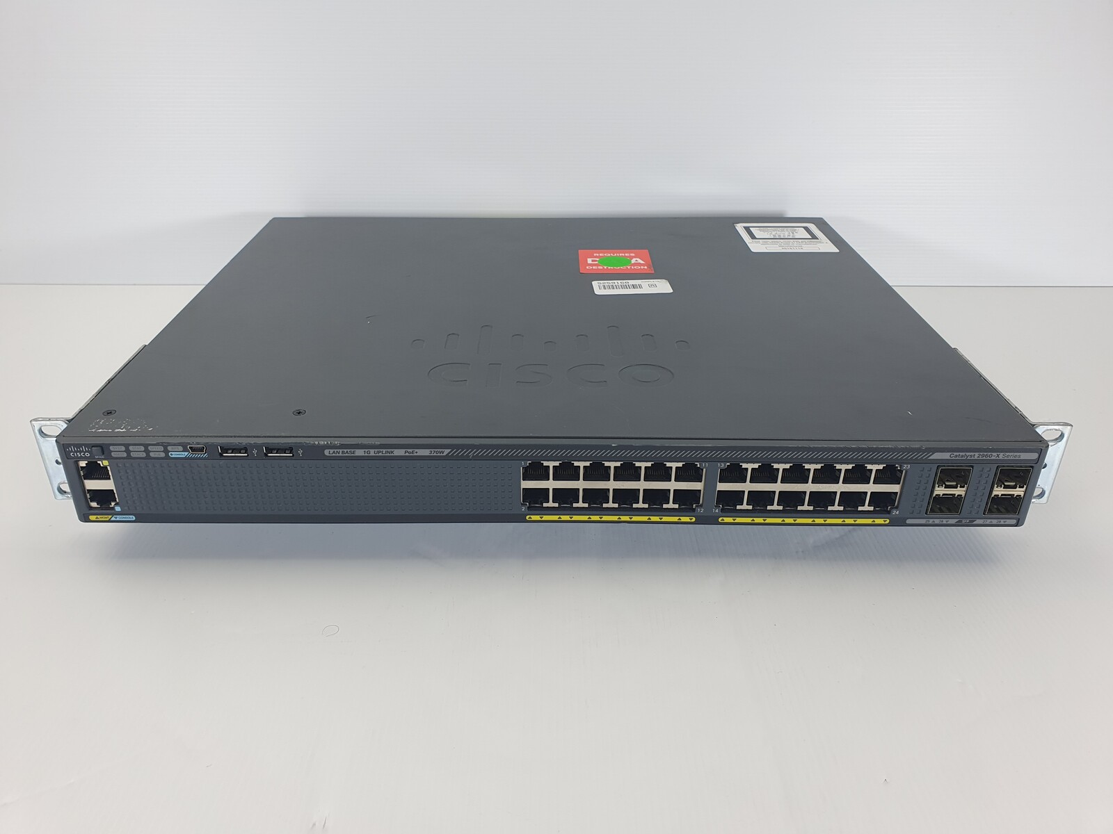 Cisco Catalyst 2960-X Series WS-C2960X-24PS-L V04 24 Port Gigabit ...